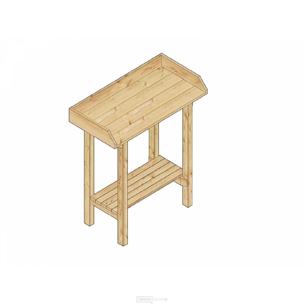 Recenzia pracovný stôl v skleníku LANITPLAST HOLZ (S712) LG2439